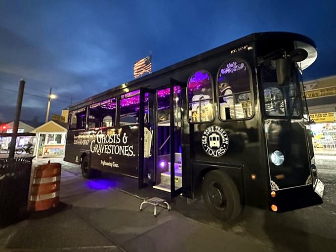 When your ride to dinner looks like it escaped from a Tim Burton film, you know it's going to be memorable.