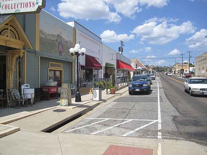 These storefronts have more character than most modern shopping districts will ever achieve, even with unlimited budgets.