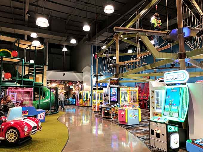 High ceilings and endless possibilities stretch before you like a kid's fever dream come to life.