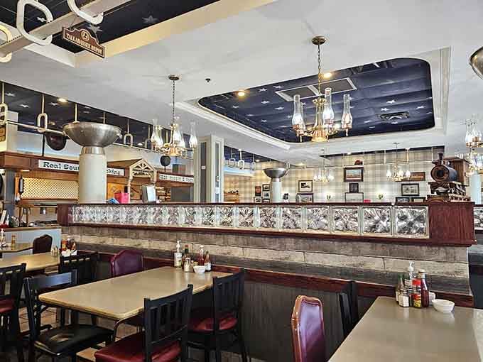 Chandeliers and comfort food prove that sometimes the fanciest thing in a restaurant should be the gravy boat.