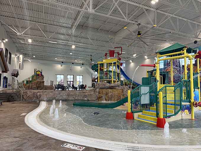 Step inside and suddenly you're in perpetual summer, where the only forecast is fun with scattered splashes.