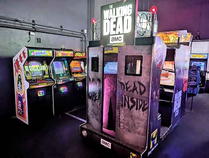 When The Walking Dead meets classic arcade culture, even the apocalypse looks like a good time waiting to happen.