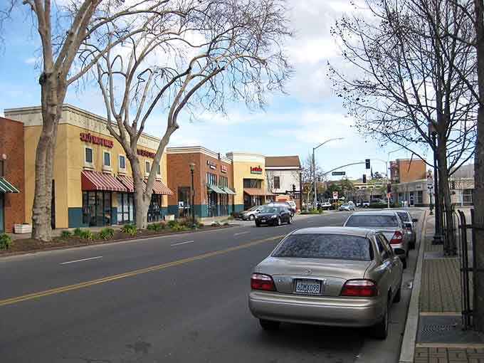 Downtown Hayward where storefronts don't require a second mortgage just to window shop on a Tuesday afternoon.