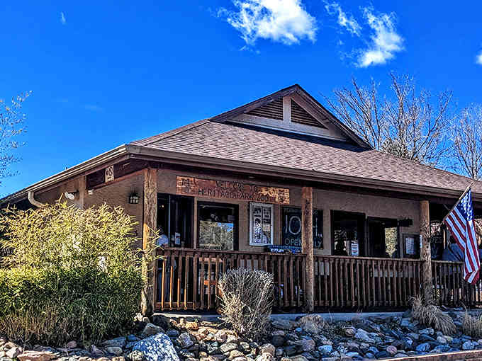 The rustic visitor center welcomes you like an old friend, proving charm doesn't need a corporate makeover.