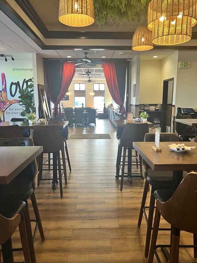 Woven lights and island vibes transform a Maryland strip mall into your new favorite escape.