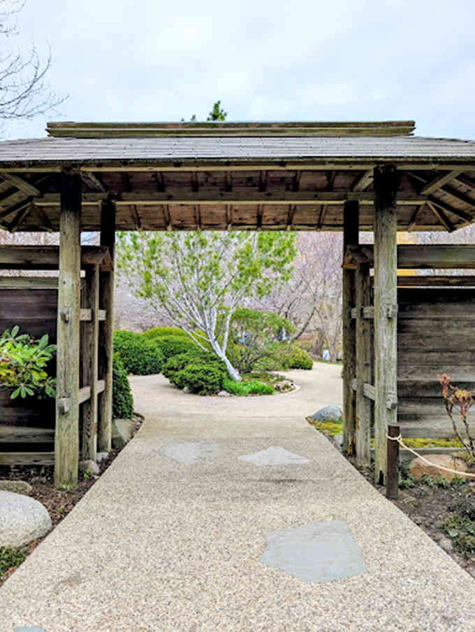 Step through this traditional gate and leave Illinois behind&mdash;no passport or international data plan required.