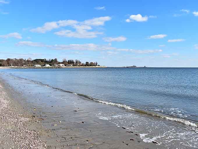 Sand that actually feels good underfoot instead of like walking on hot gravel, what a concept.