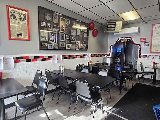 The kind of authentic diner atmosphere that makes you want to pull up a chair immediately.