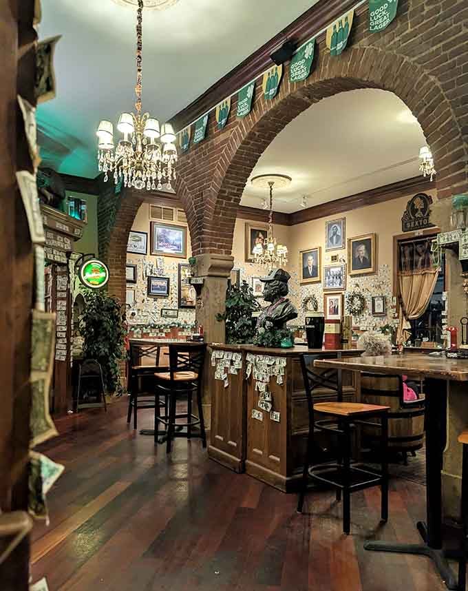 Step inside and suddenly you're wondering if you accidentally booked a flight to Dublin instead of driving to Cape Girardeau.