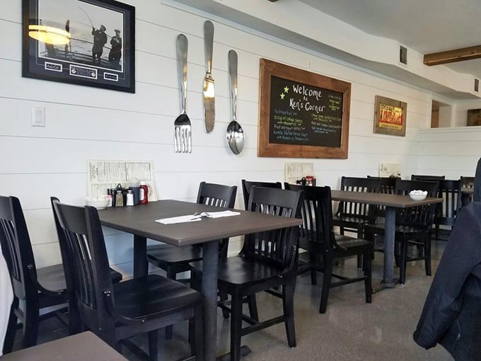 Clean, cozy, and unpretentious, this is where Connecticut comes to fuel up for the day ahead.