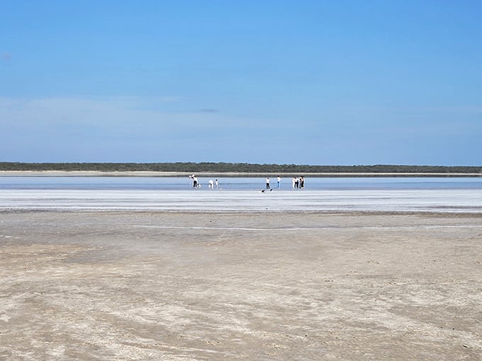 That otherworldly white expanse isn't snow, folks&mdash;it's pure salt stretching toward the horizon like nature's own canvas.