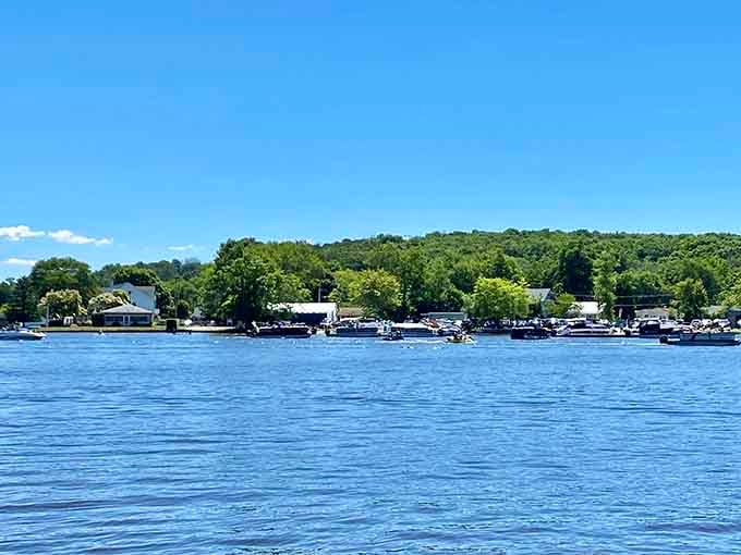 Summer on the water means boats, laughter, and that perfect blue sky your retirement dreams are made of.