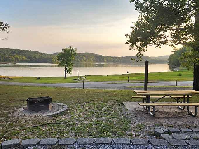 Your campsite comes with a view that costs thousands per night at fancy resorts, minus the pretentious concierge.