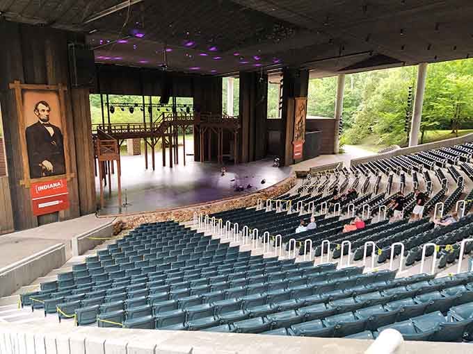 This amphitheater brings Broadway-quality productions to the woods, because culture shouldn't require a three-hour drive to Chicago.