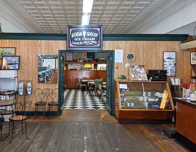 Step through that doorway and suddenly your smartphone feels like an unnecessary accessory from a distant, complicated future.