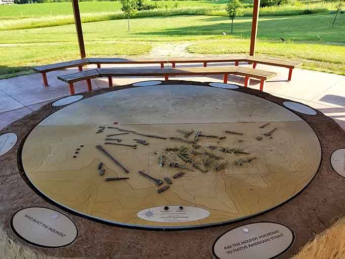 This aerial view helps you understand what ancient builders created without ever seeing it from above themselves.