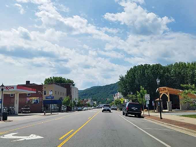 Main Street stretches out with the kind of unhurried charm that makes you forget your phone exists.