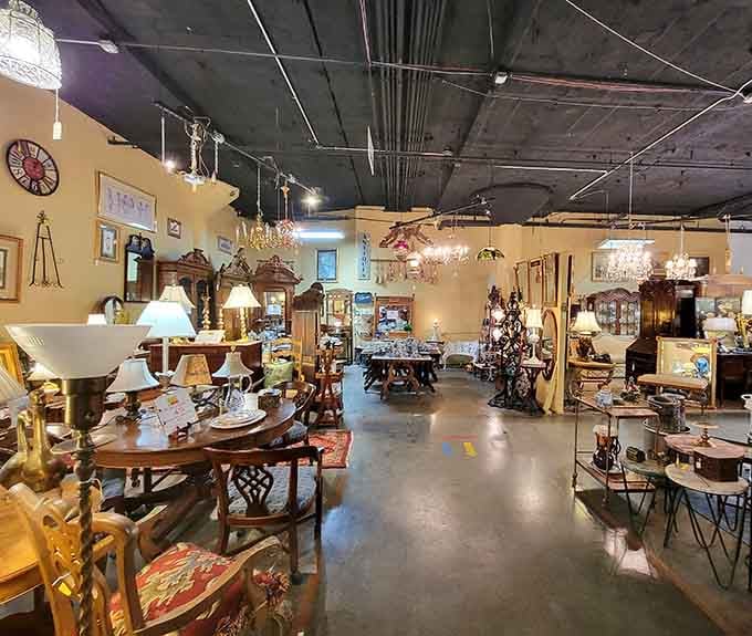 Chandeliers overhead, treasures underfoot, and enough visual candy to make your design-loving heart skip several beats.