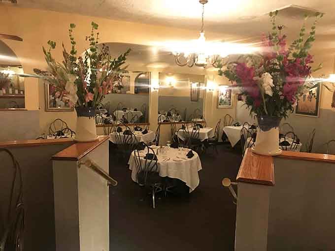 Elegant without being stuffy, this dining room whispers "special occasion" while welcoming you in sweatpants.