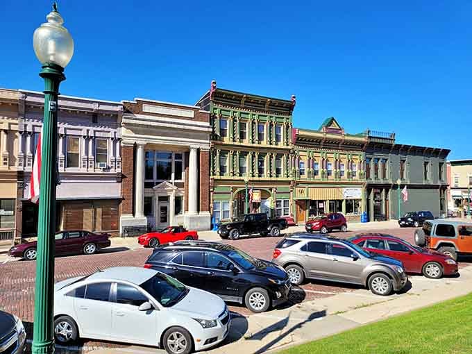 Historic storefronts line streets that have seen more genuine American history than most museums could ever hope to display behind glass.