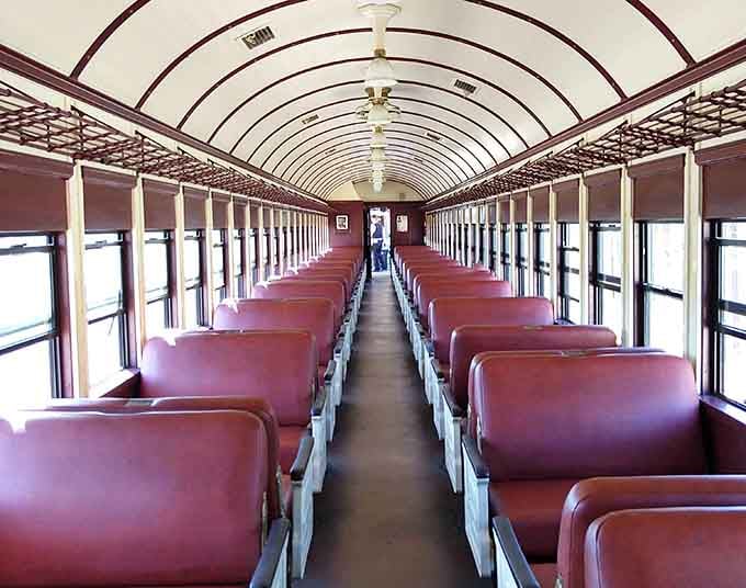 Those vintage seats have cradled generations of passengers, and that curved ceiling has echoed with countless conversations and laughter.