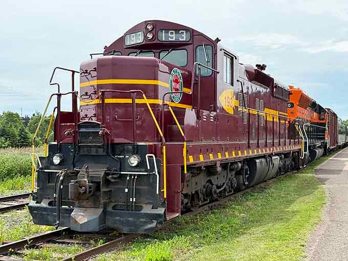 This vintage diesel beauty proves that locomotives from the golden age had more personality than most people.