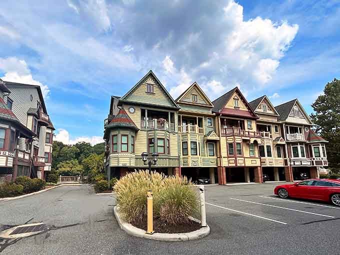 Victorian architecture so colorful it makes your suburban neighborhood look like it gave up on life.