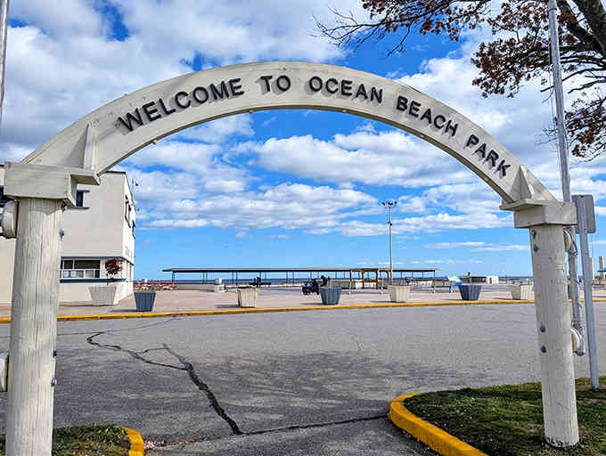 Walking through this arch is like stepping into every great beach memory you've ever had, all rolled into one.