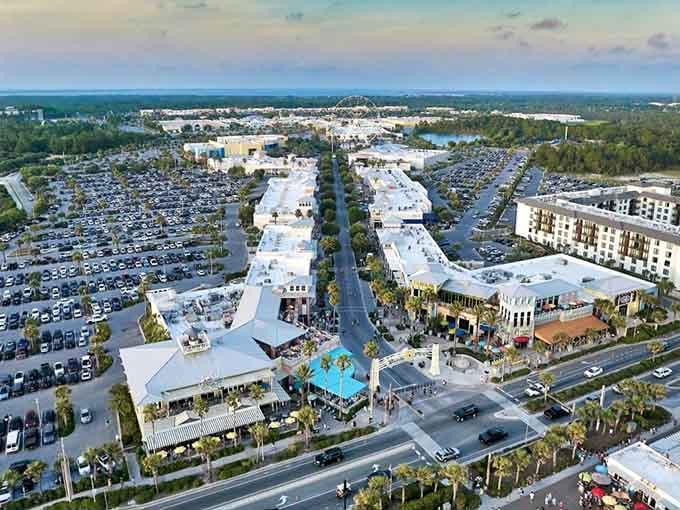 Pier Park proves that outdoor shopping doesn't have to feel like a chore in a concrete jungle.