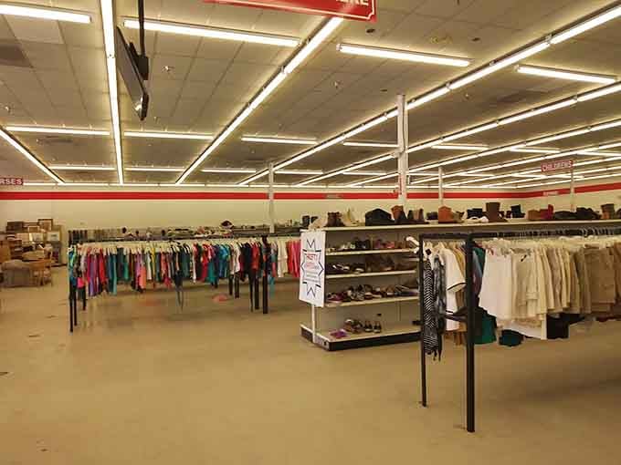 Rows upon rows of possibilities stretch before you like a bargain hunter's version of paradise.