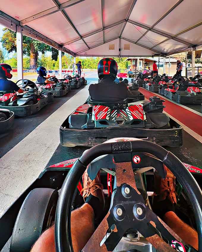 Strapped in and ready to discover your inner racing champion&mdash;helmet hair has never felt so victorious.