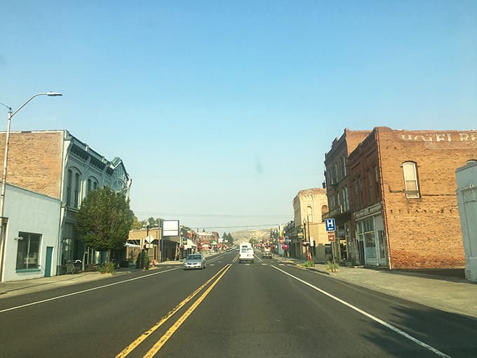 Downtown Pomeroy stretches out like a postcard from 1950, minus the gas-guzzlers and plus reliable WiFi.