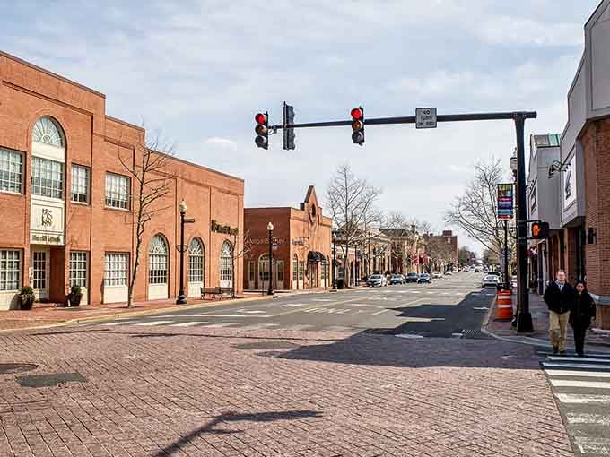 Brick-paved streets and architectural gems line downtown Red Bank, where every storefront tells its own story.