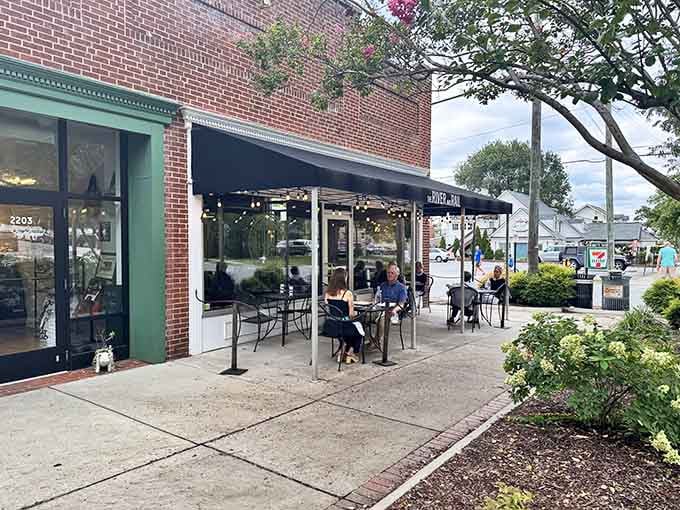 The River and Rail's inviting patio seating makes every meal feel like a celebration without the big-city price tag.