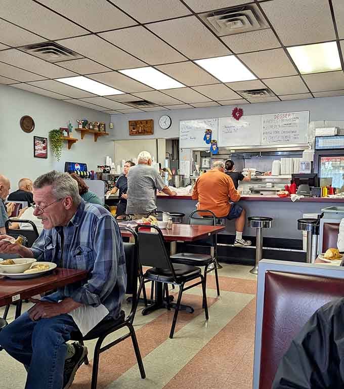 The no-frills dining room where locals gather proves the best restaurants don't need fancy decor, just fantastic food.