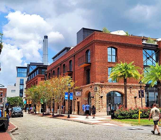 Historic brick warehouses transformed into modern spaces prove old buildings can learn impressive new tricks.