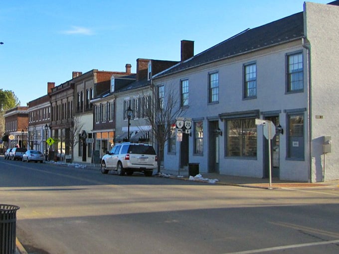 Golden hour bathes historic buildings in warm light, making every evening stroll feel like a Hallmark movie.