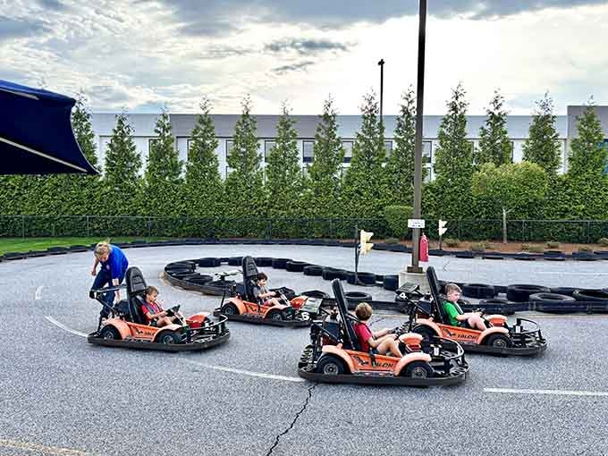 Racing around curves with family beats any solo commute you've ever endured on Route 128.