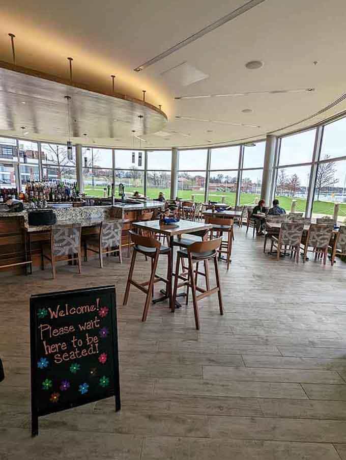 Those panoramic windows aren't just for show, they're your front-row seats to nature's best performance while you dine.