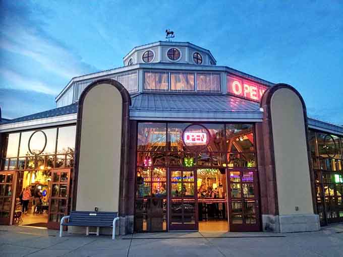 That glowing "OPEN" sign isn't just welcoming you in, it's inviting you back to childhood.