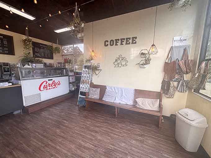 Step inside and forget everything you thought you knew about gas station coffee forever, seriously.