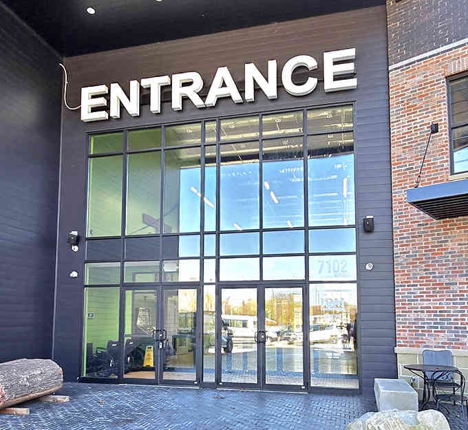 Those glass doors are the gateway to chocolate paradise, and yes, you absolutely have permission to enter.