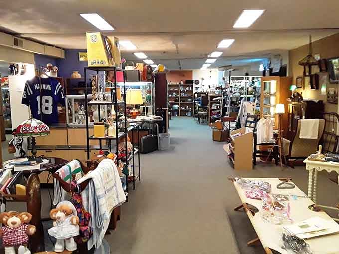 Aisles stretch endlessly, each booth a curated collection of someone's passion project come to life.