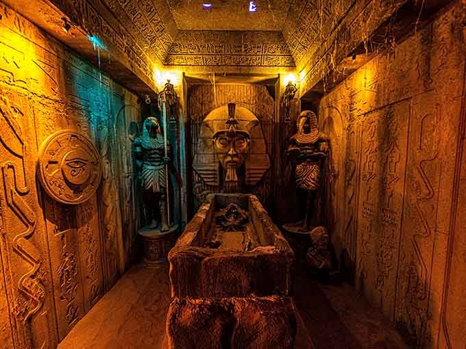 Ancient Egypt meets modern puzzle design in this elaborately detailed tomb that'll test your archaeological instincts.