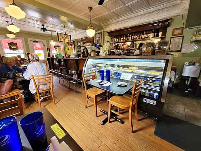 Step inside and discover why tin ceilings and display cases make the perfect marriage of nostalgia and appetite.