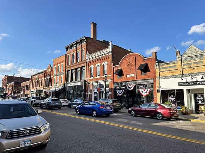 Historic Main Street stretches before you like a perfectly preserved time capsule with actual shopping potential.