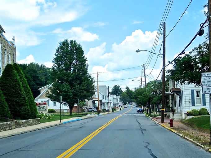 Small-town Pennsylvania charm where the pace is slower and neighbors still wave from their porches.