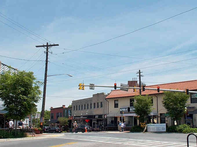 Downtown Takoma Park where independent businesses flourish and chain stores fear to tread, bless their corporate hearts.