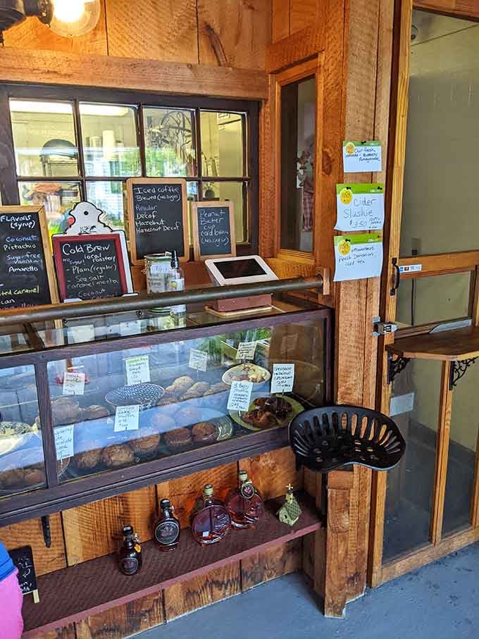 The bakery case where dreams are displayed and willpower goes to take a permanent vacation.