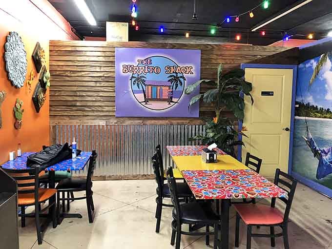 Walk into a beach party that decided to permanently set up shop in Murray, complete with palm trees and endless good vibes.